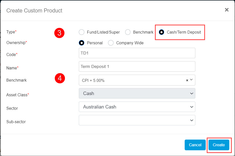 Creating a Term Deposit/Cash product – iRate Help Centre