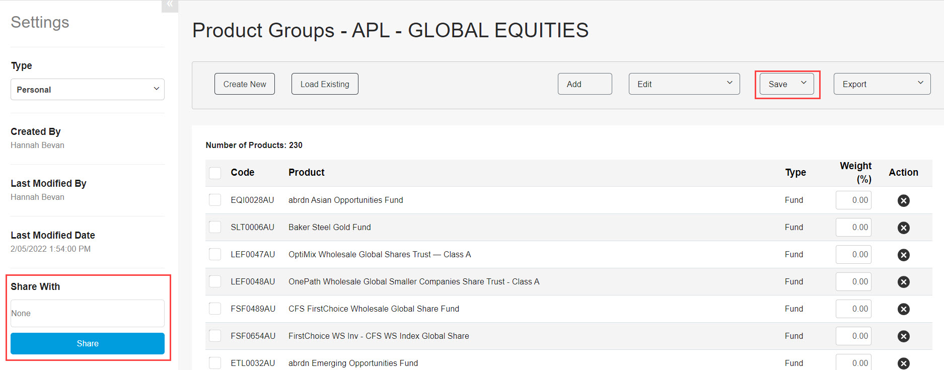 Sharing your Product Groups with other users – iRate Help Centre